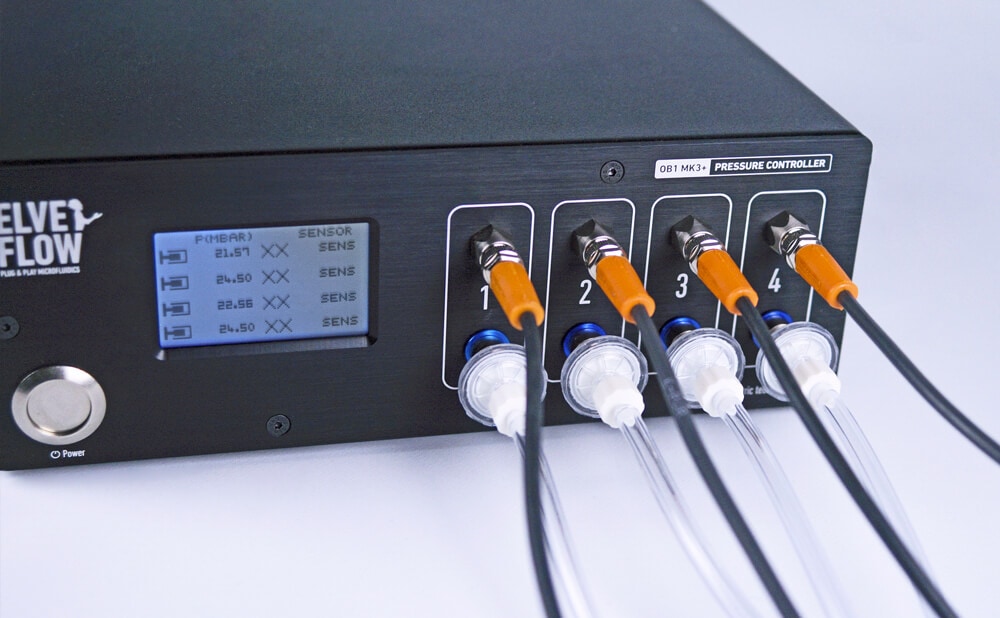 OB1 - 4 Channel Microfluidic Flow controller - Elveflow