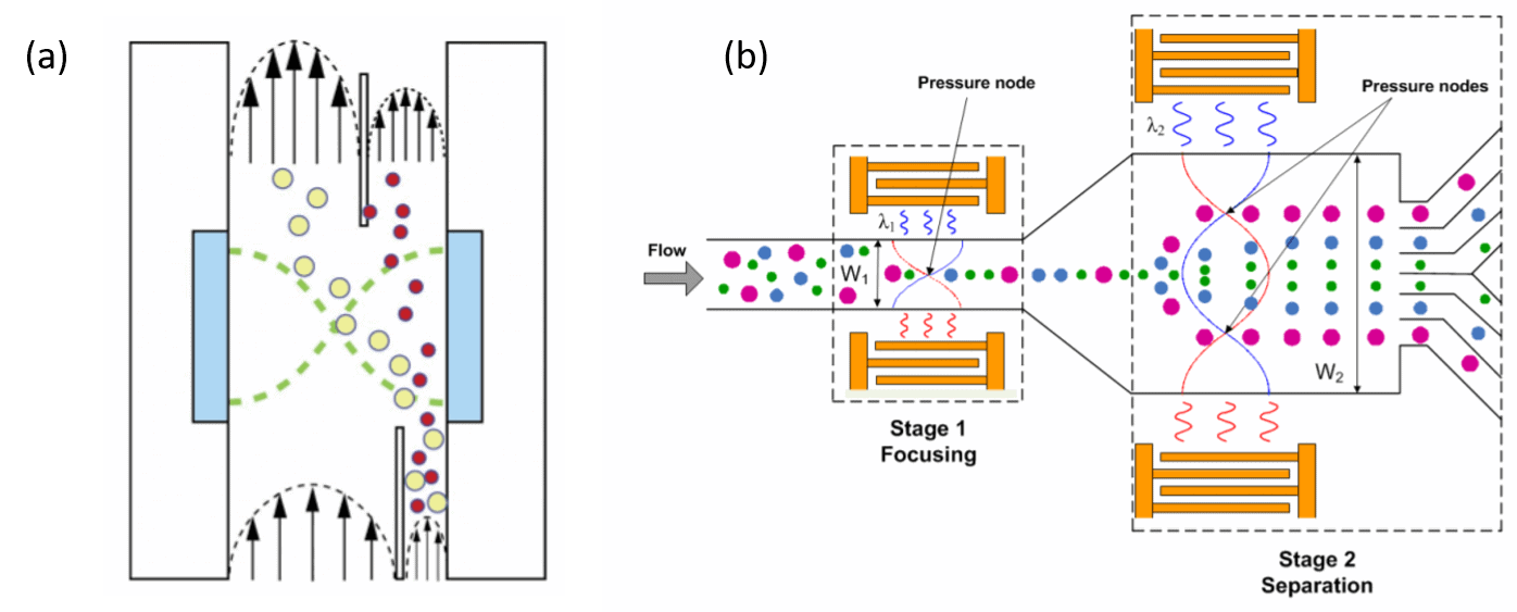 Acoustic techniques for microfluidic particle sorting - Elveflow