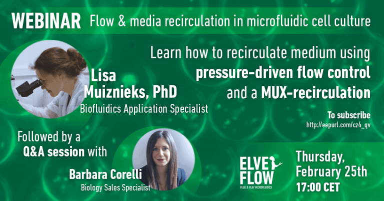 Microfluidic cell culture Webinar - Elveflow